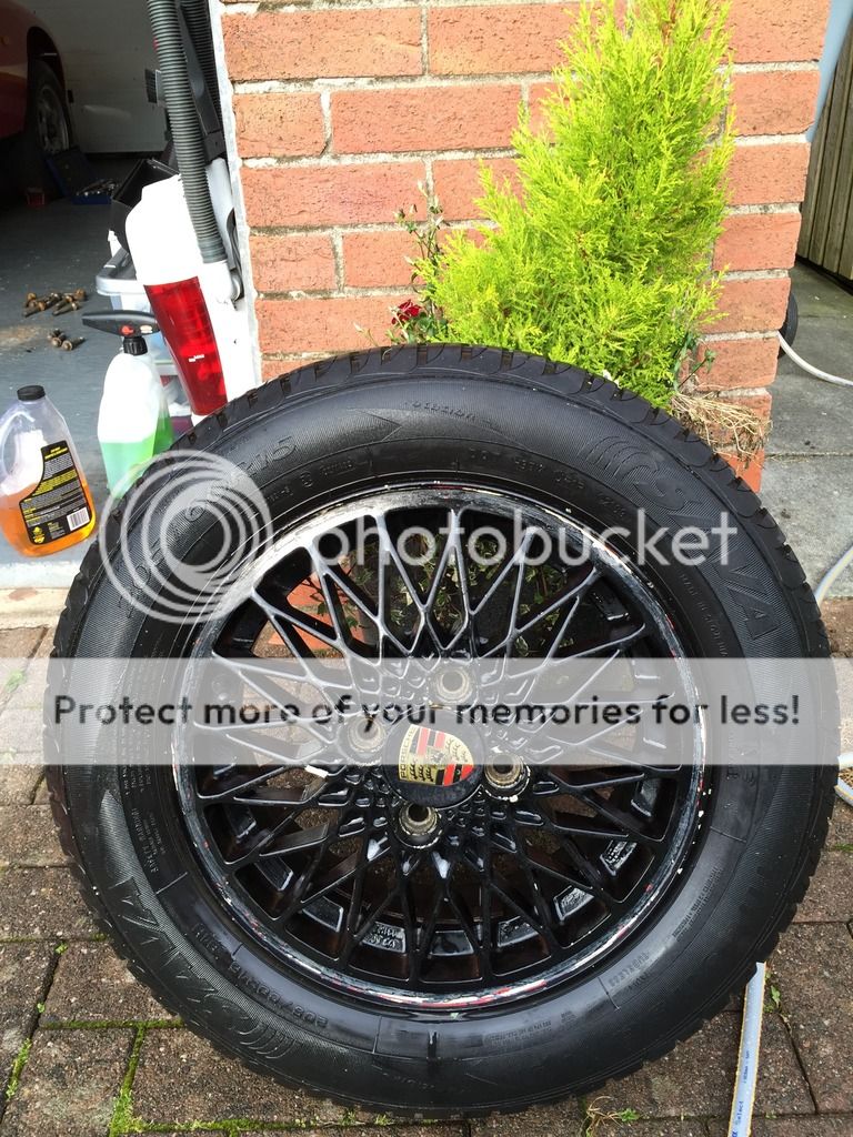 SOLD - Set of 4 spider web alloy wheels (4 stud) and tyres - The ...